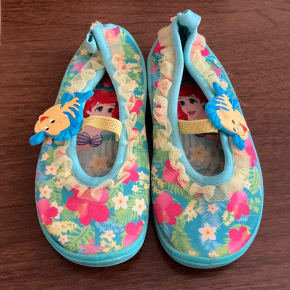 Disney | Shoes | Little Mermaid Swim Shoes With Ariel Inside And ...
